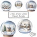 23 Beautiful Snow Globe PNG Clipart Bundle for Crafters and Small ...