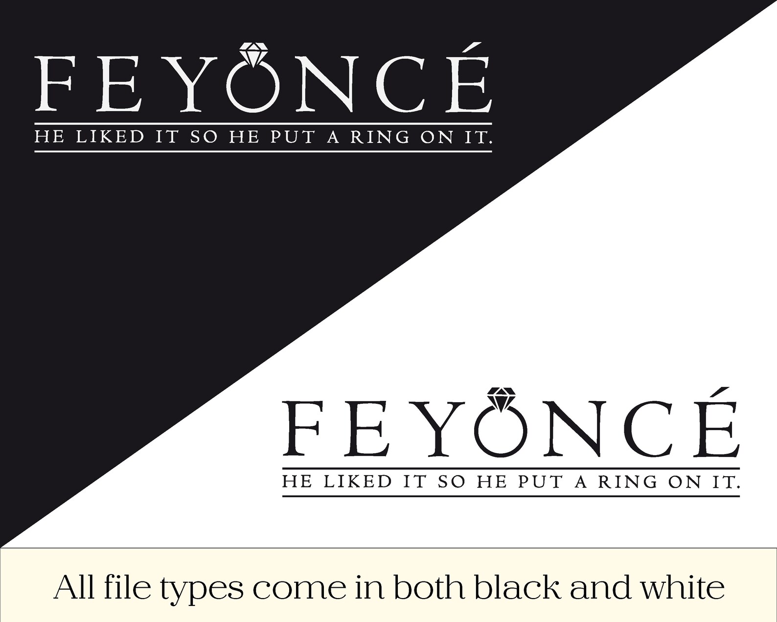 Feyonce Engagement SVG. Fun Fiancée PNG for Sublimation, Cutting ...