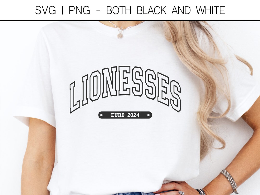 Lionesses Germany 2024 PNG English Football Graphics for Sublimation ...