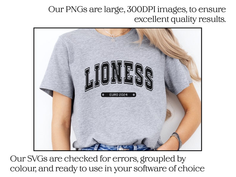 Lioness Euro 2024 PNG Gráficos de fútbol en inglés para sublimación ...