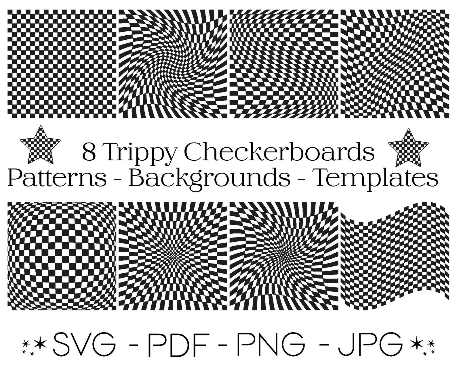 Trippy Checkerboard Patterns PNG. 90s Retro Backgrounds SVG, Racing ...