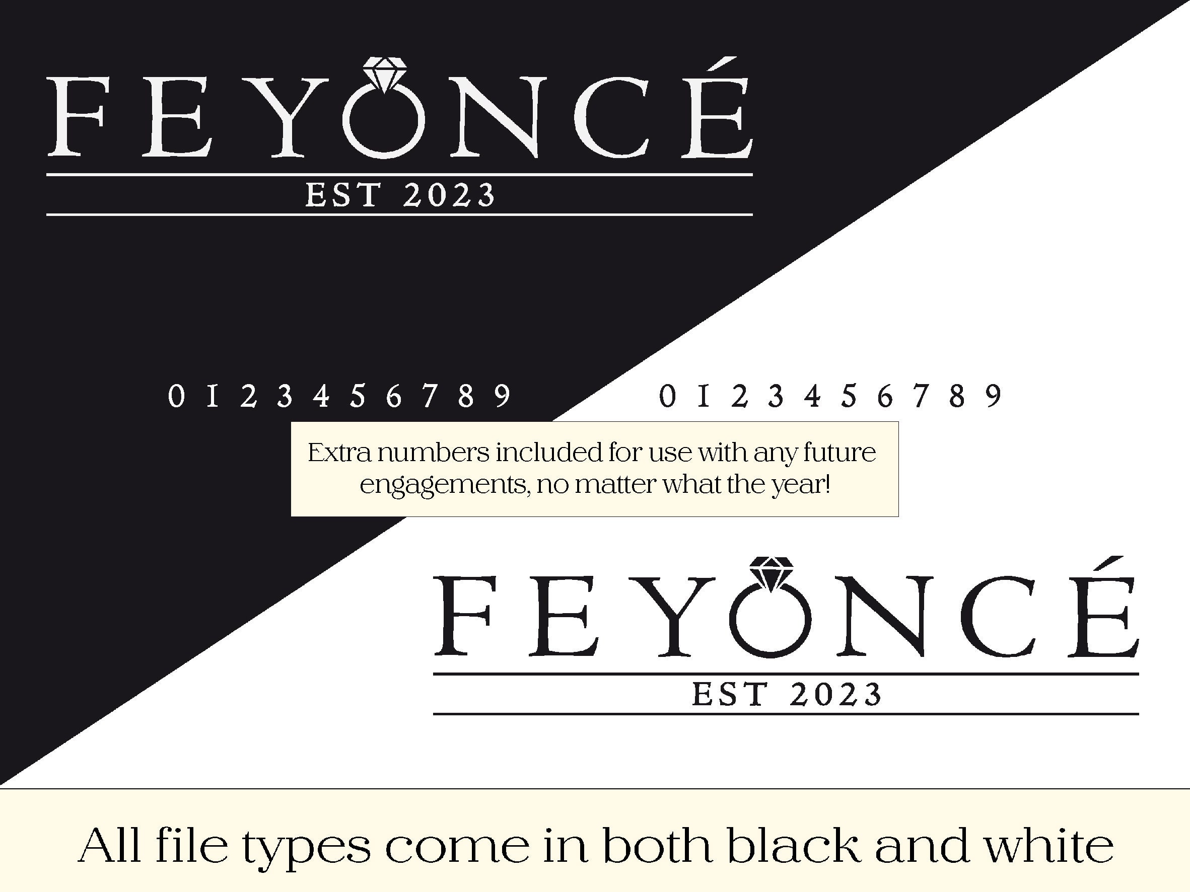 Feyonce Engagement SVG. Fun Fiancée PNG for Sublimation, Cutting ...