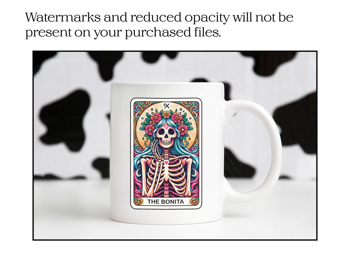 The Bonita Tarot Card PNG Beautiful Skeleton I Feel Bonita Affirmation ...