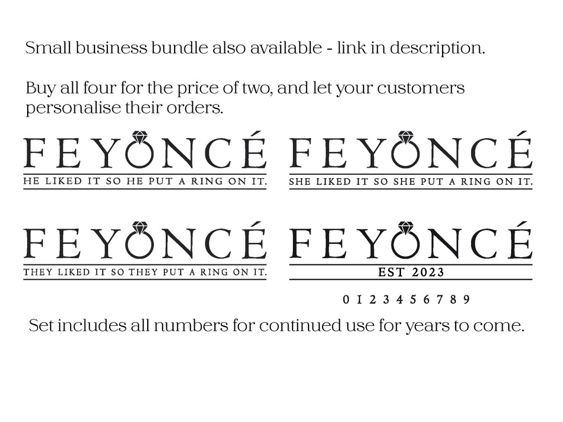 Feyonce Engagement SVG. Fun Fiancée PNG for Sublimation - Etsy UK