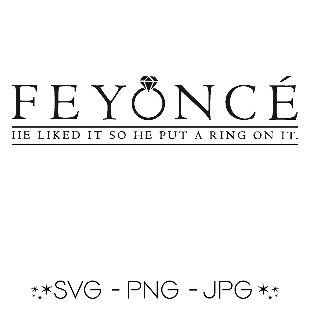 Feyonce Engagement SVG. Fun Fiancée PNG for Sublimation - Etsy UK