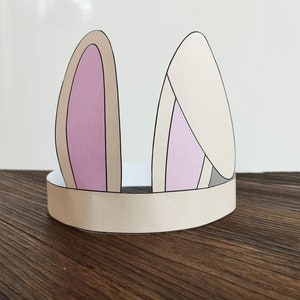 SVG Easter Bunny Crown Bundle, PNG Kids Party Hats for Easter, Ideal ...