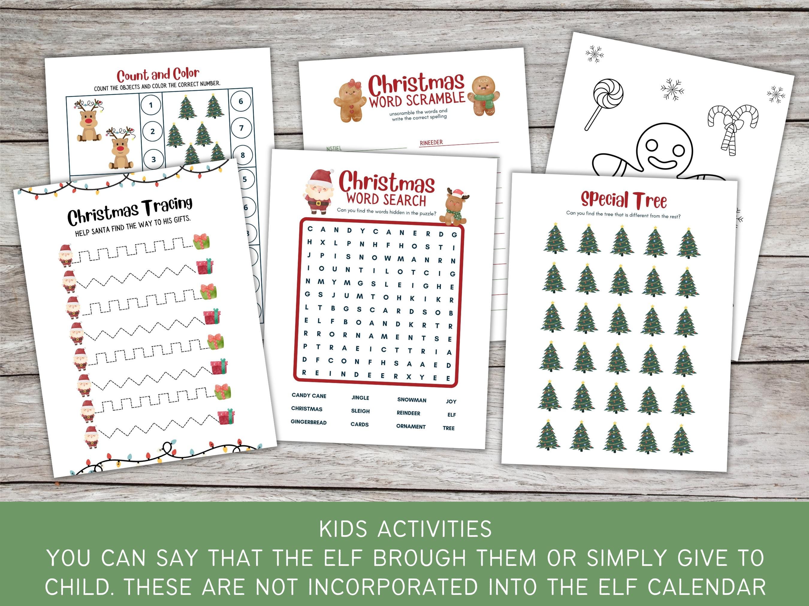 Elf Kit Printable, EASY Elf Setups, Elf Accessories, Elf Letters, Elf ...
