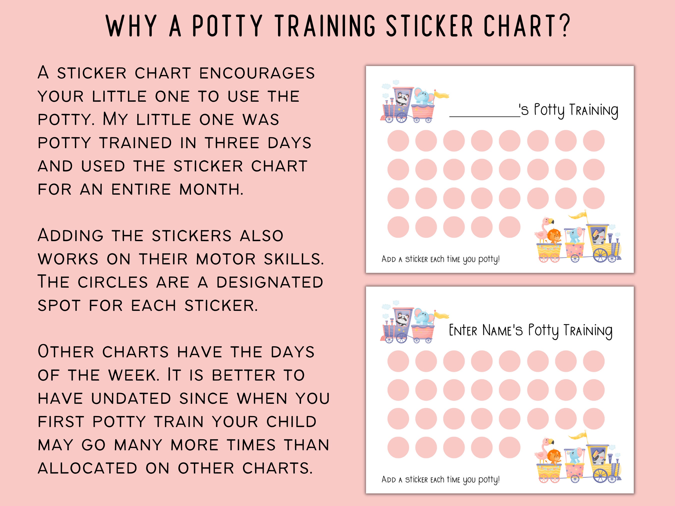 Train Potty Training Chart Printable Customizable, Potty Chart for ...