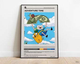Finn and Jake Wall Art - Etsy