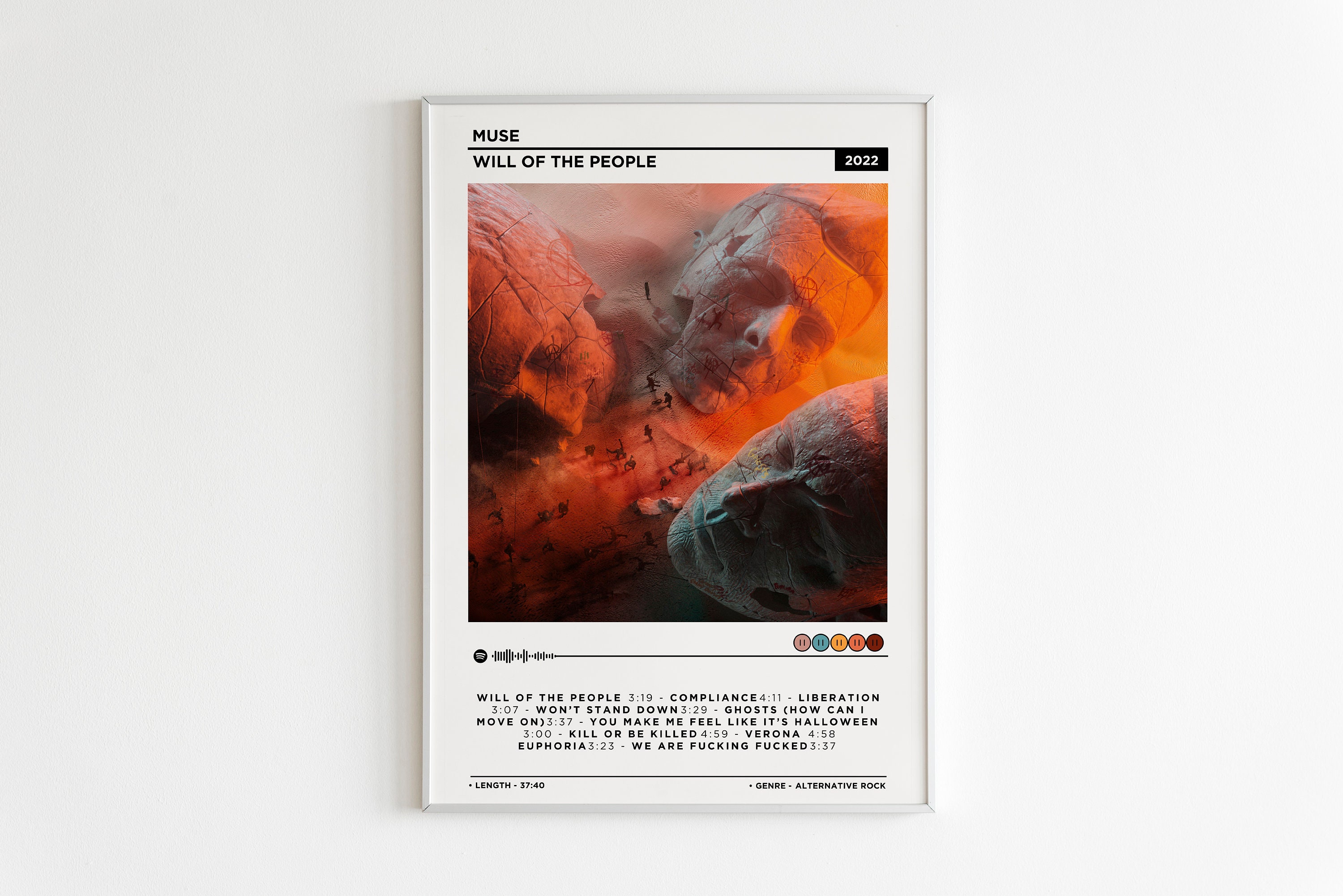 Muse Poster (Und), Muse UK Tour 2023, Muse Will Of The People Tour ...