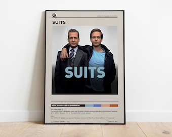 Suits Tv Show Wall Poster - Etsy