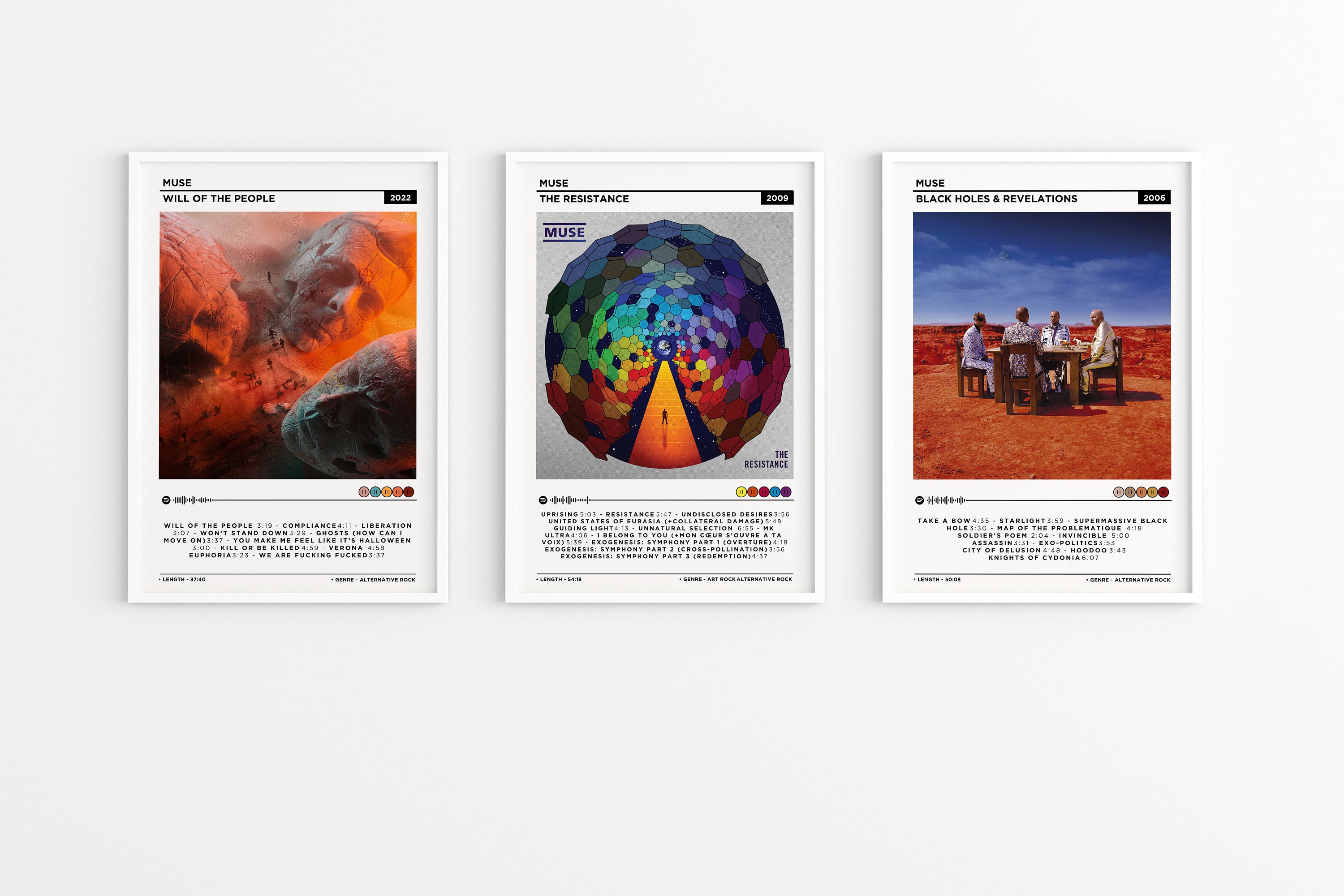 Muse Poster (Und), Muse UK Tour 2023, Muse Will Of The People Tour ...