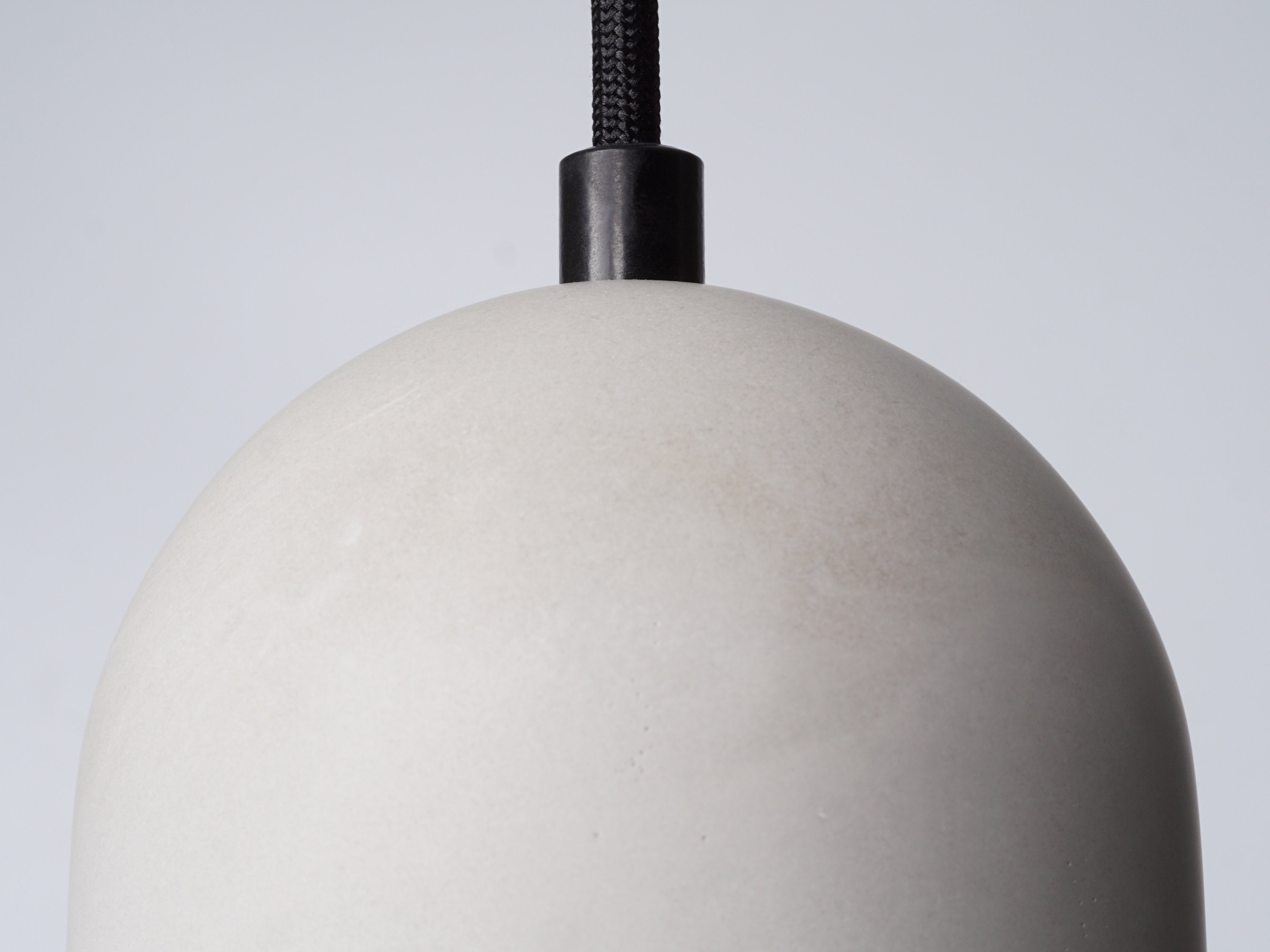Pendant Minimalist Round Concrete Lamp, Raw Concrete Cylinder Lighting ...