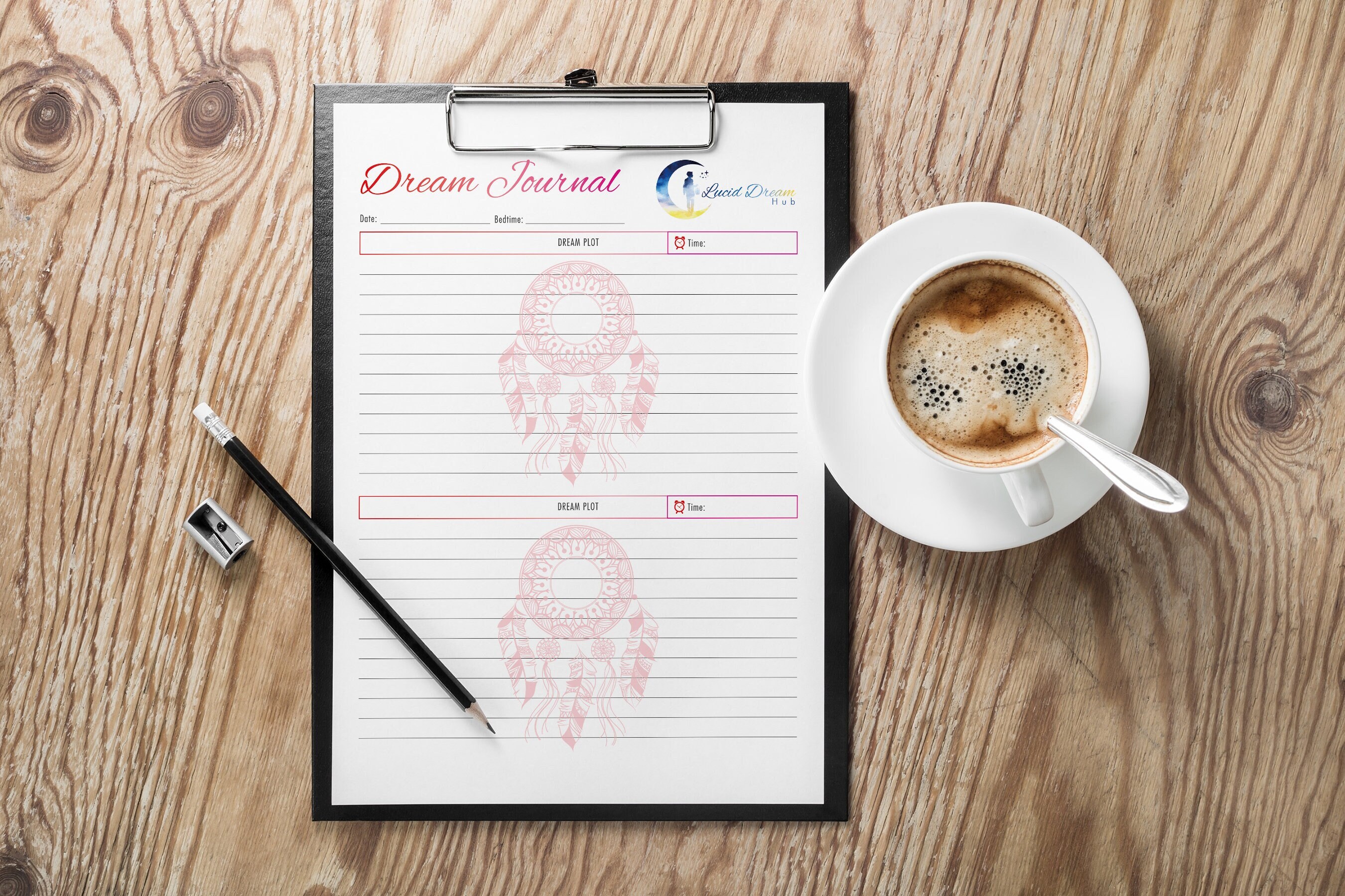 Dream Journal, Printable PDF, 3 Pages, Dream Interpretation Log - Etsy