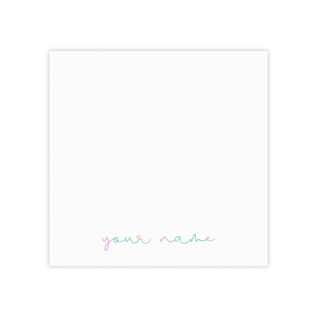 Personalized Post-it® Note Pads - Etsy