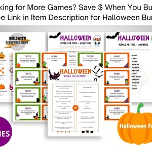 Halloween Scavenger Hunt Printable | Halloween Scavenger Hunt for Kids ...