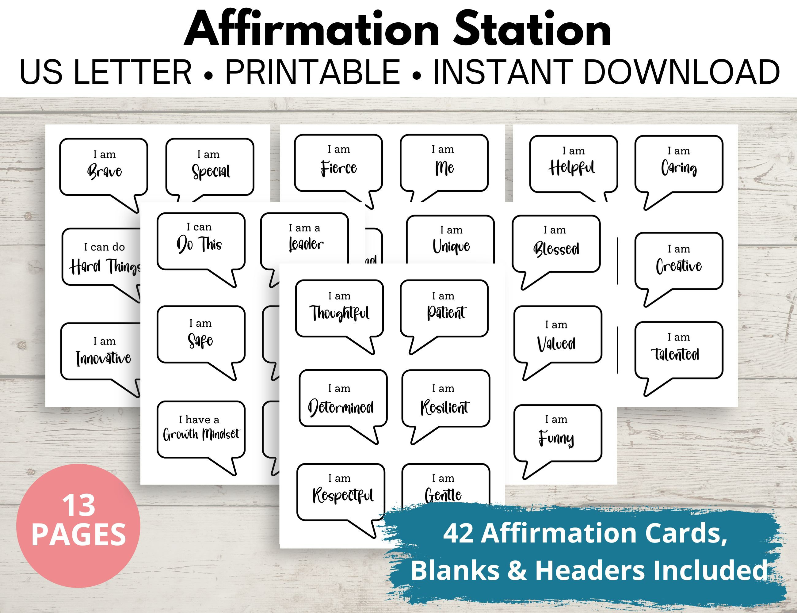 Affirmation Station Classroom Affirmation Station - Etsy