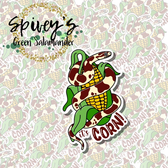 Its Corn Corn Snake Sticker - Etsy