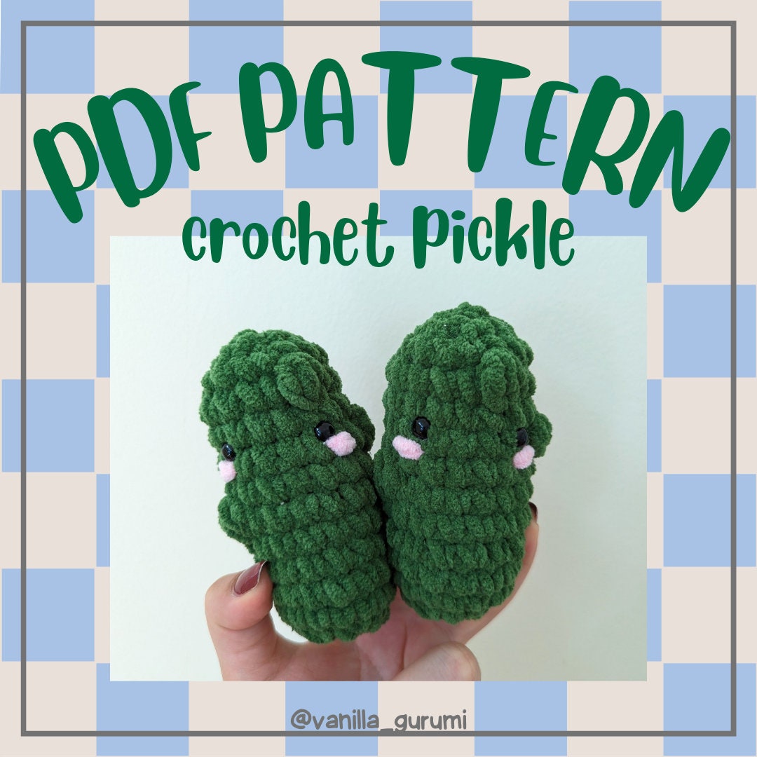 Crochet Pickle PATTERN PDF | Amigurumi for Beginners | Gift Ideas - Etsy