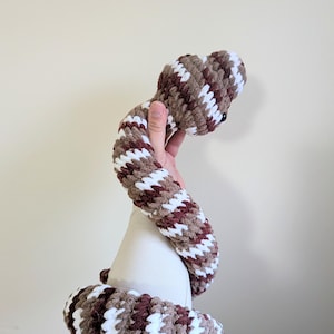 Snake Crochet Pattern and Tutorial / Viral Crochet Snake / Amigurumi ...