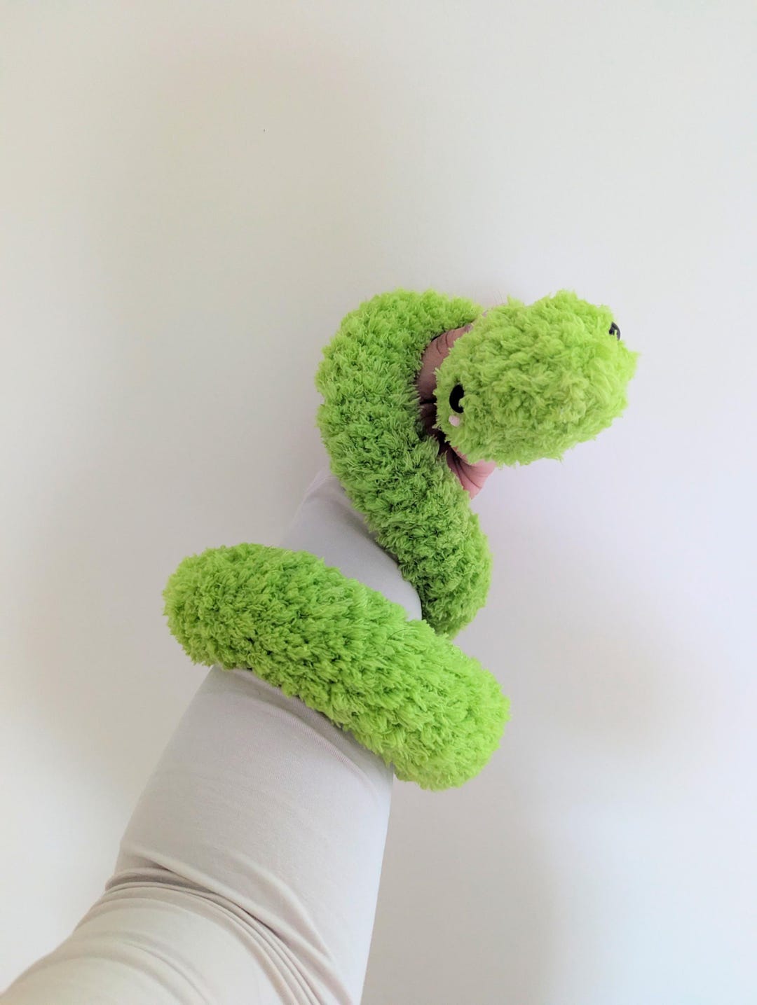 1 Metre Fluffy Snake Crochet Amigurumi Snake Snake Plushie - Etsy