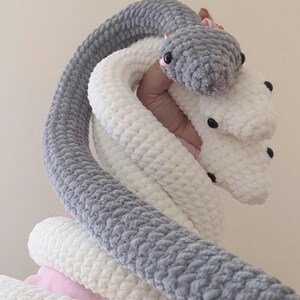 Snake Crochet Pattern and Tutorial / Viral Crochet Snake / Amigurumi ...