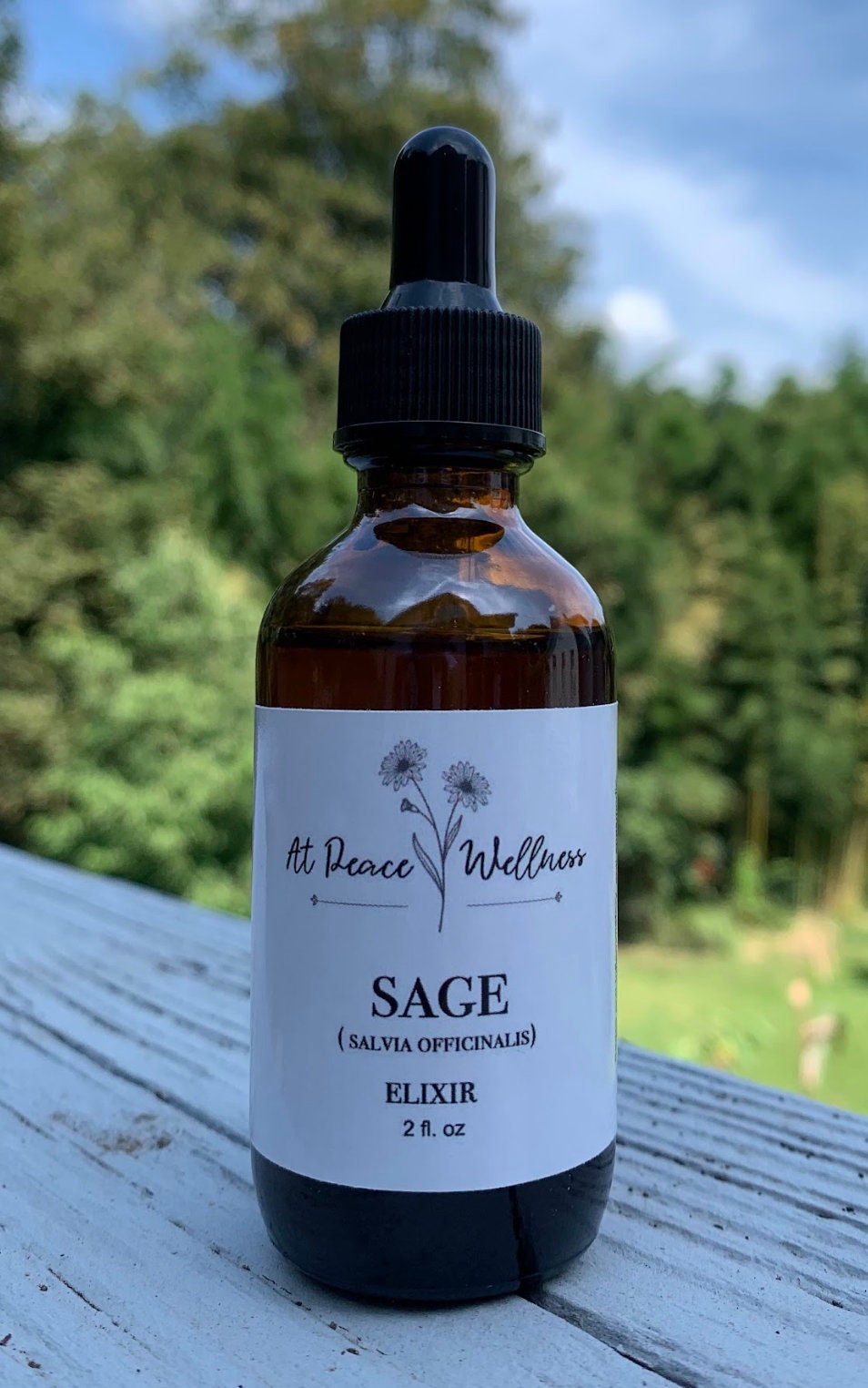 Sage Elixir, Salvia Officinalis, Herbal Extract - Etsy