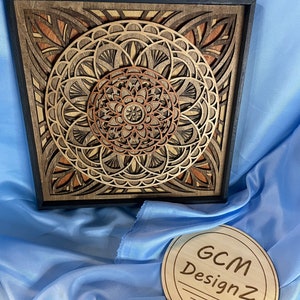 Mandala Wall Art. Layered Mandala Lasered Home Décor. Seven Layered ...