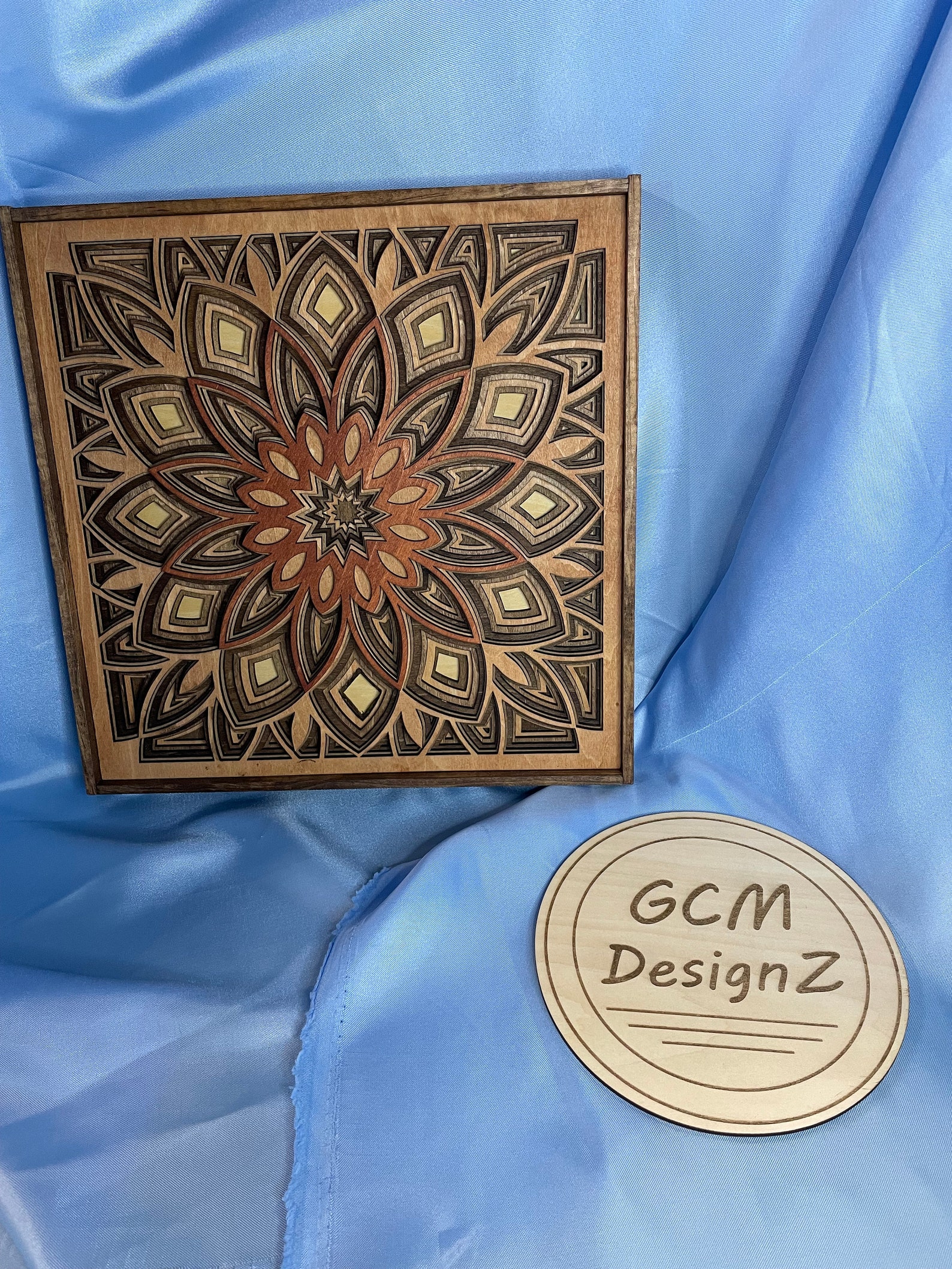 Mandala Wall Art. Layered Mandala Lasered Home Décor. Seven Layered ...