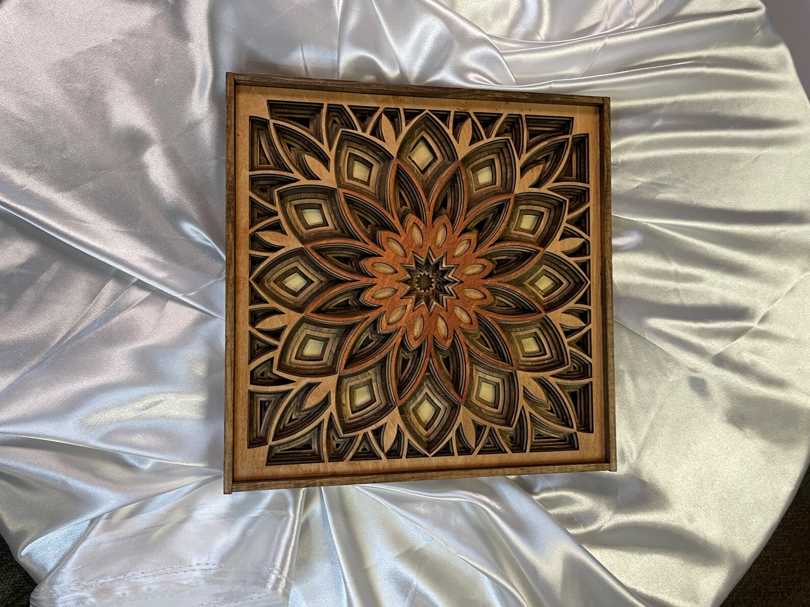 Mandala Wall Art. Layered Mandala Lasered Home Décor. Seven Layered ...