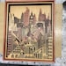 Wooden City Scape Art – Metro Eyes Art – Skyline Wall Art – City Wall ...