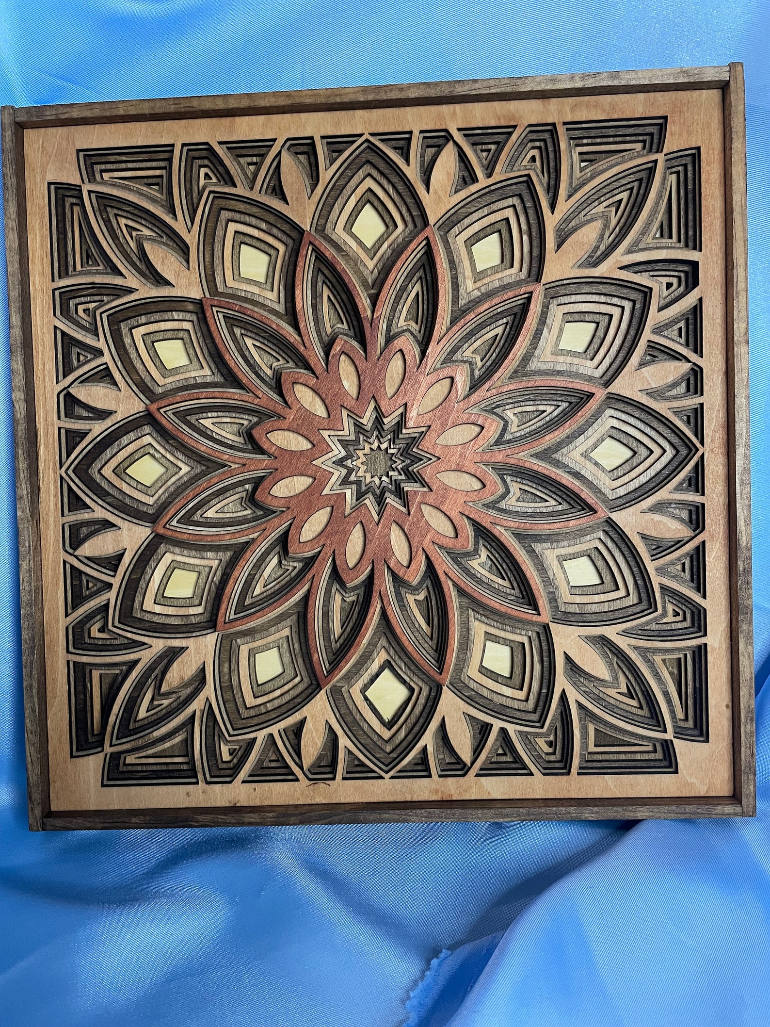 Mandala Wall Art. Layered Mandala Lasered Home Décor. Seven Layered ...