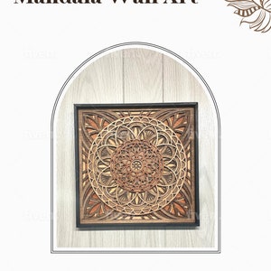 Mandala Wall Art. Layered Mandala Lasered Home Décor. Seven Layered ...