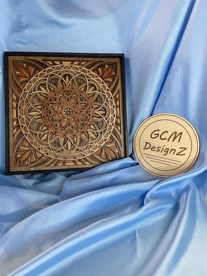 Mandala Wall Art. Layered Mandala Lasered Home Décor. Seven Layered ...