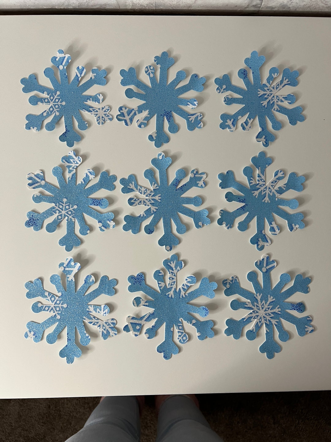 Precision Cut Sparkly Snowflakes. Fusible Fabric Die Cuts. Winter ...