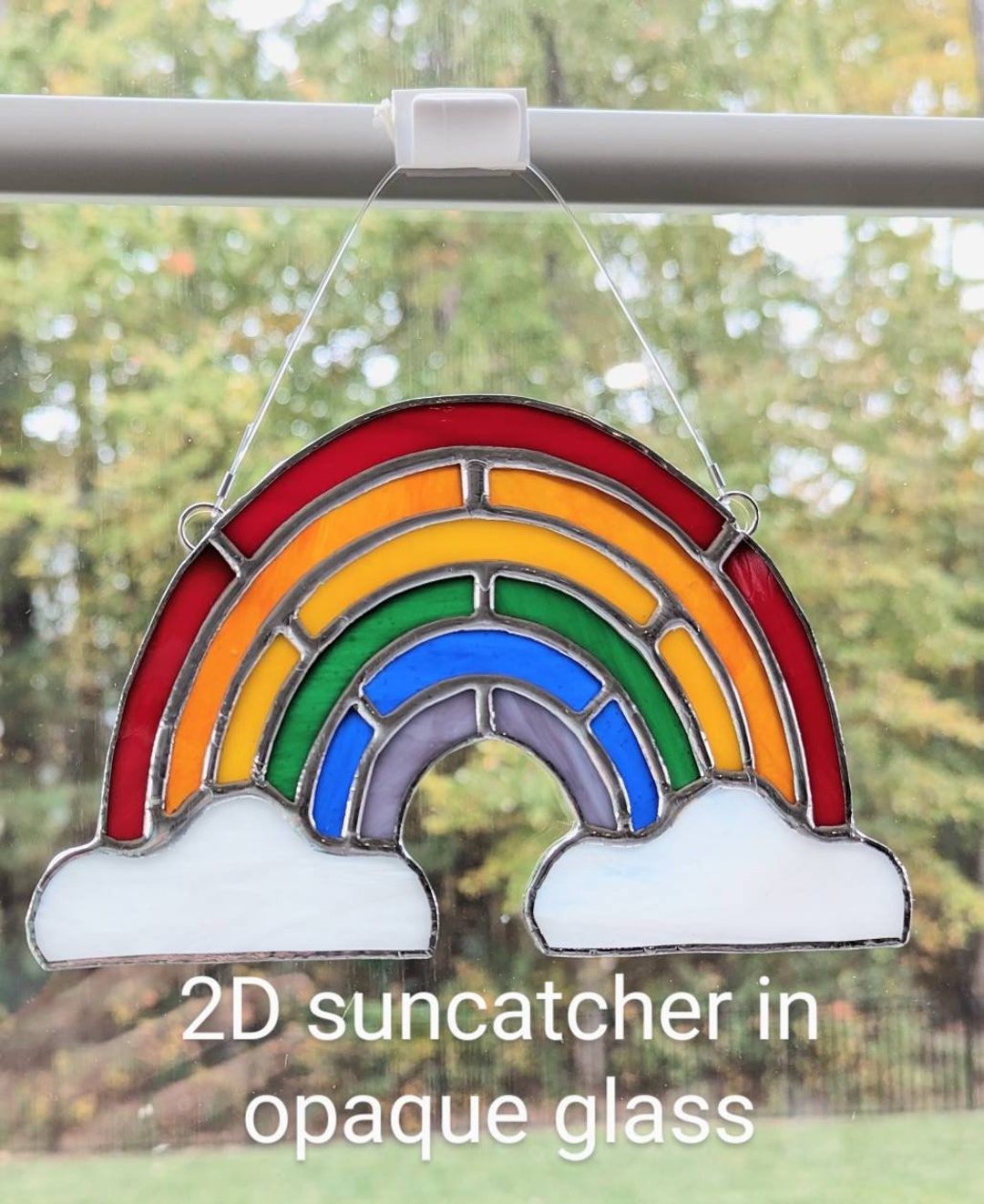Stained Glass Rainbow two Options: Suncatcher or 3D Rainbow - Etsy