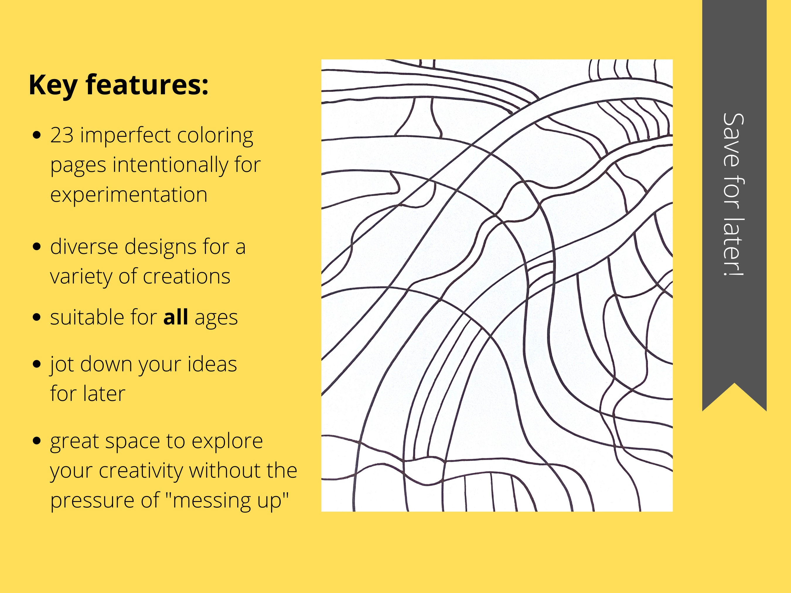 Printable Coloring Book for Perfectionists! All Ages - Etsy