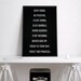 Hustle Rules, Motivational Poster Print, Mamba Mentality, 7 Rule of ...