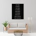 Hustle Rules, Motivational Poster Print, Mamba Mentality, 7 Rule of ...