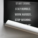 Hustle Rules, Motivational Poster Print, Mamba Mentality, 7 Rule of ...