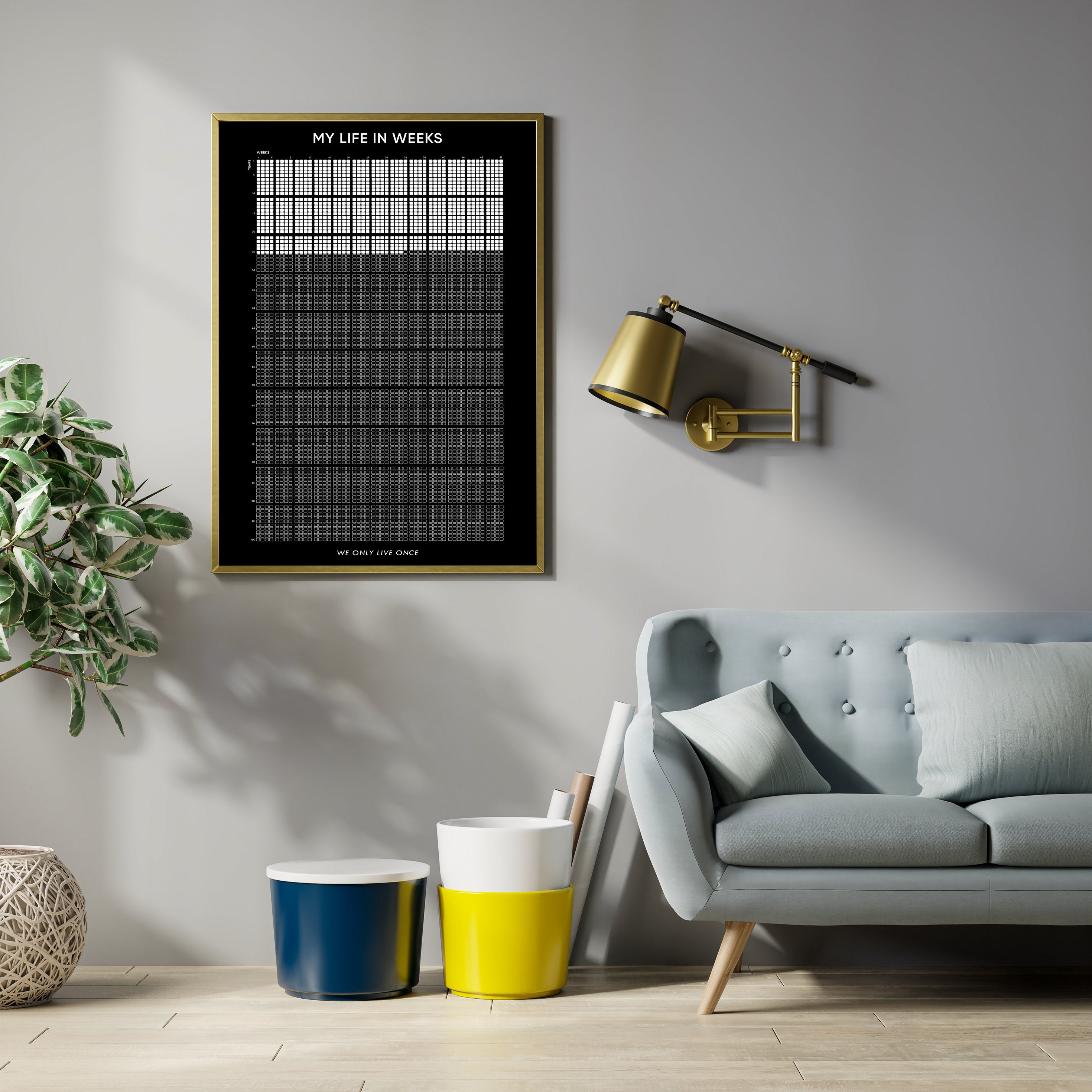 Memento Mori Custom Life Calendar, Digital Printable, Stoic Reflection ...