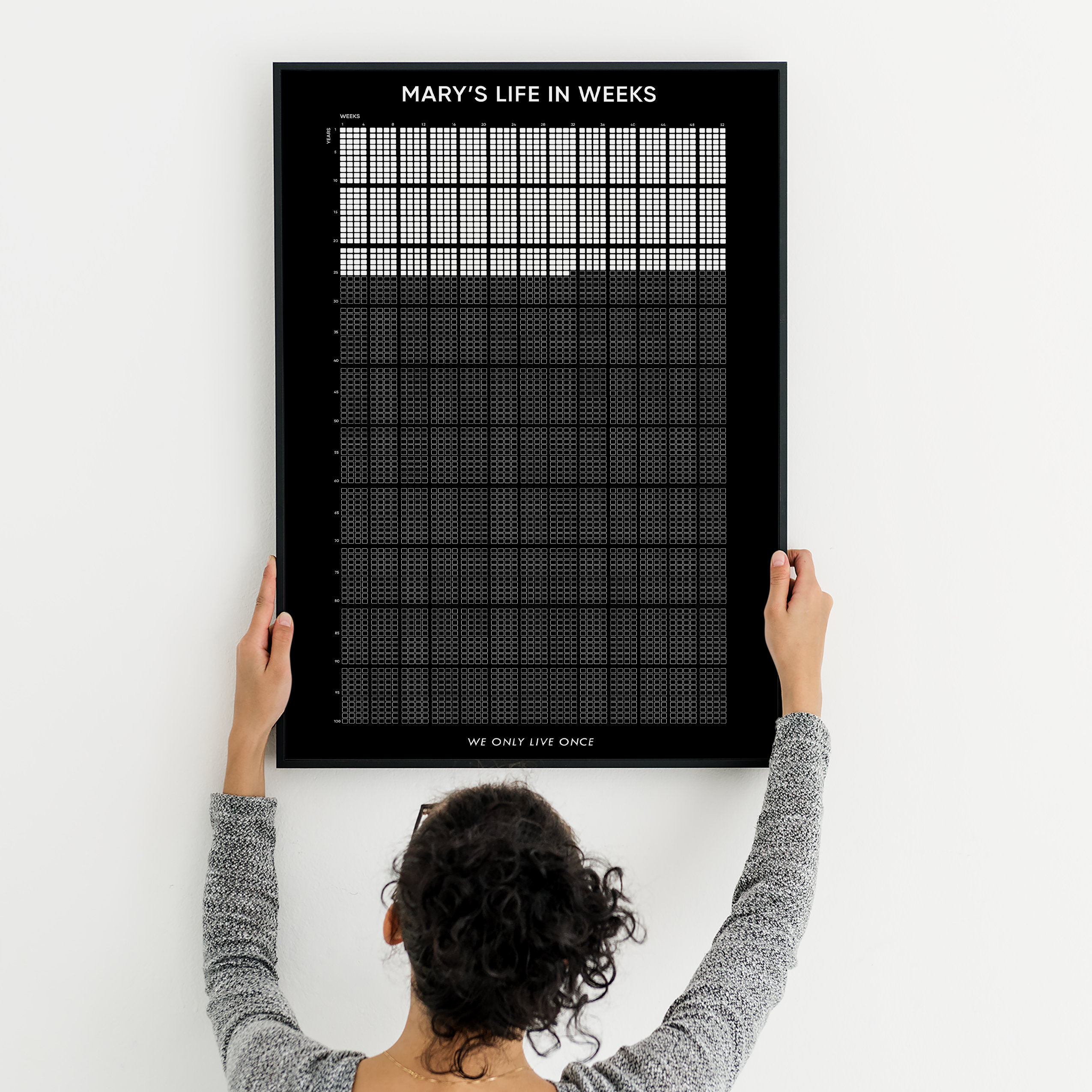 Memento Mori Custom Life Calendar, Digital Printable, Stoic Reflection ...