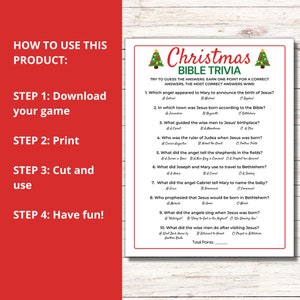Christmas Bible Trivia Game, Printable Christmas Games, Fun Christmas ...