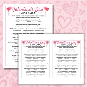 Valentine's Day Game Bundle, Printable Valentines Day Games, Fun ...