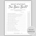 Who Knows the Boss Best Game, Printable Office Party Games, Boss Quiz ...