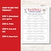 Baseball Trivia Game, Printable Baseball Team Party Games for Kids and ...