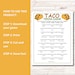 Taco Trivia Game, Printable Taco Tuesday Quiz, Fun Taco Party Game for ...