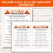 October Trivia Game, Printable October Quiz, Fall Party Games, Fall ...