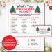What's Your Christmas Name Game, Printable Christmas Name Generator ...