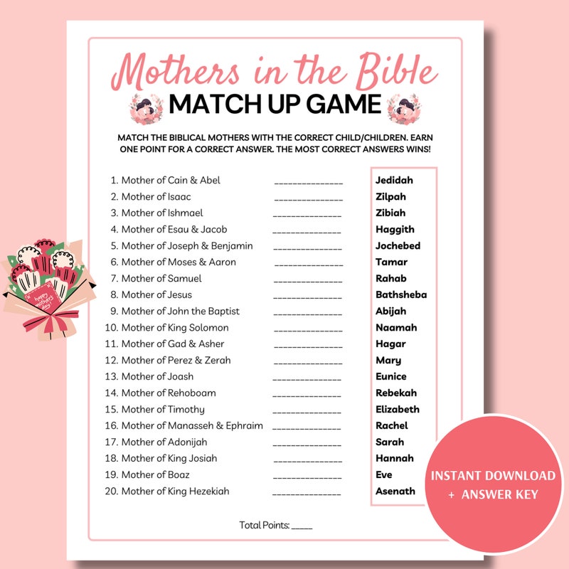 Women of the Bible Game - Etsy